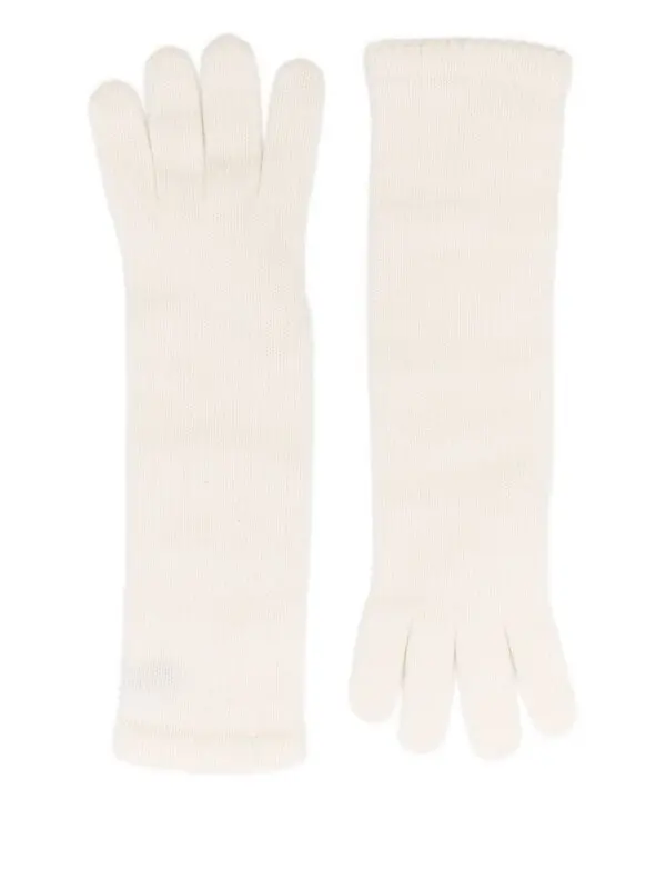 ALPO Cashmere Knitted Gloves - Cream