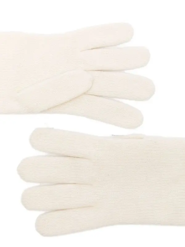 ALPO Cashmere Knitted Gloves - Cream