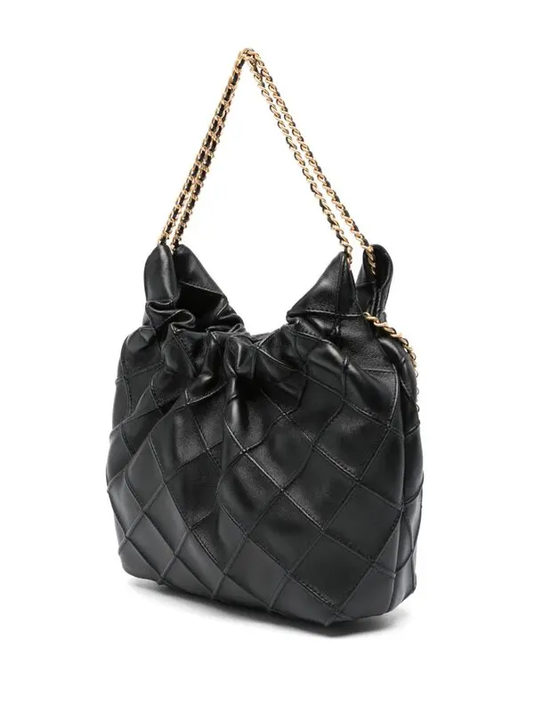 Tory Burch Fleming Mini Hobo Bag - Black