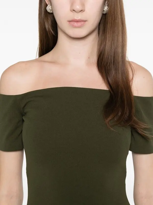 Solace London Nile Maxi Dress - Green