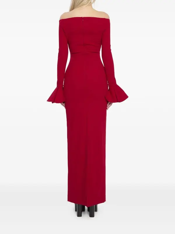 Solace London Anica Maxi Dress - Red