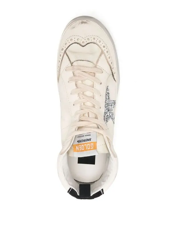 GOLDEN GOOSE Mid Star Leather Sneakers