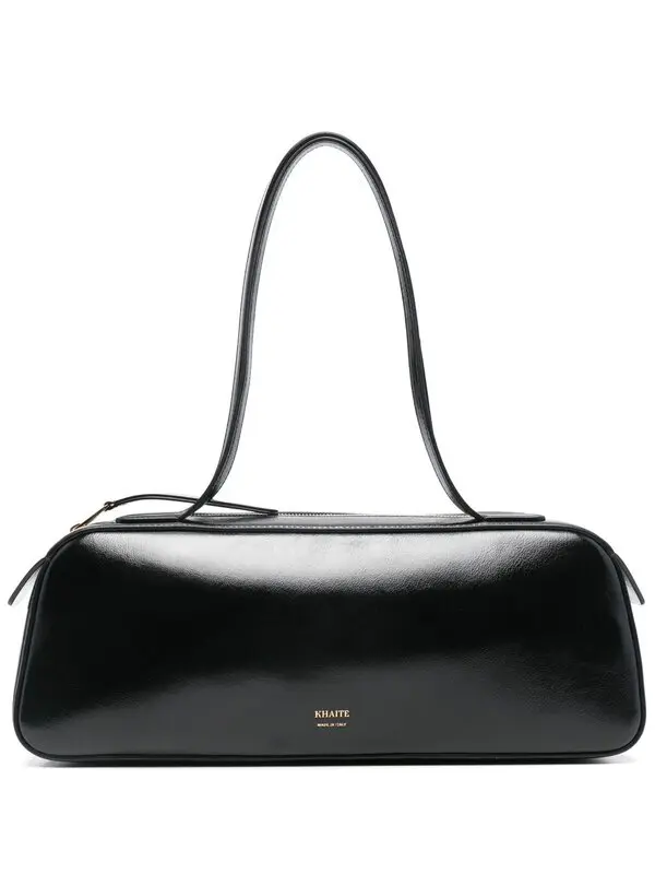 Khaite Simona Leather Shoulder Bag - Black