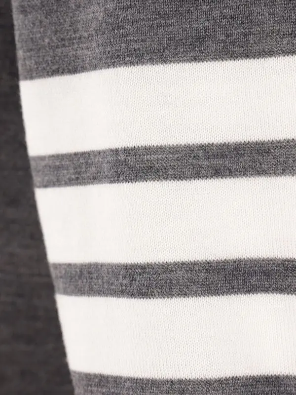 Thom Browne Wool Polo Shirt - Grey