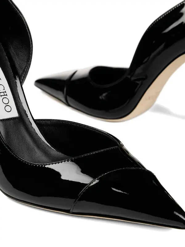JIMMY CHOO Brigitte Patent Leather Pumps - Black
