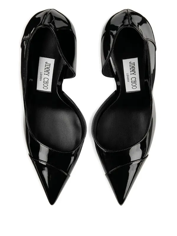 JIMMY CHOO Brigitte Patent Leather Pumps - Black
