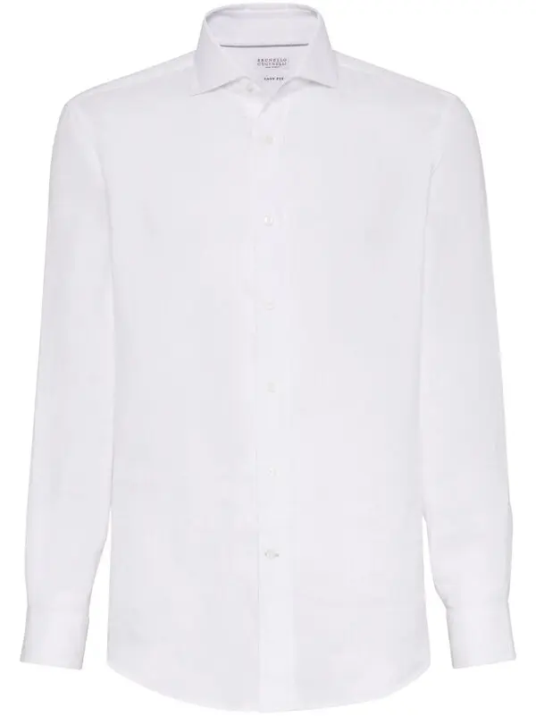 Brunello Cucinelli Linen Shirt - White