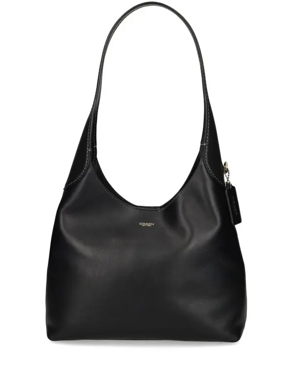 COACH Leather Shoulder Bag - Black