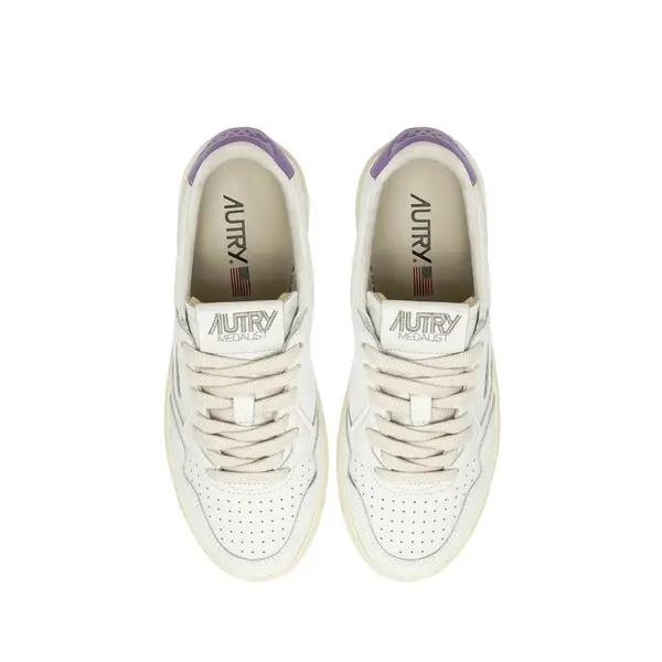 AUTRY Medalist Leather Sneakers - White