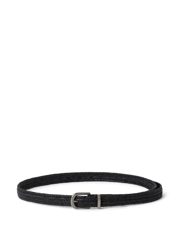 Brunello Cucinelli Leather Belt - Black