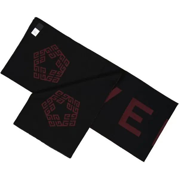 Givenchy Wool Logo Scarf