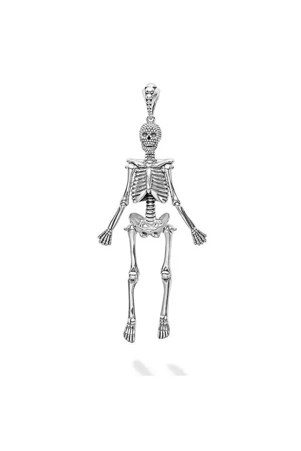 Lagos Sterling Skeleton Pendant Necklace - Silver