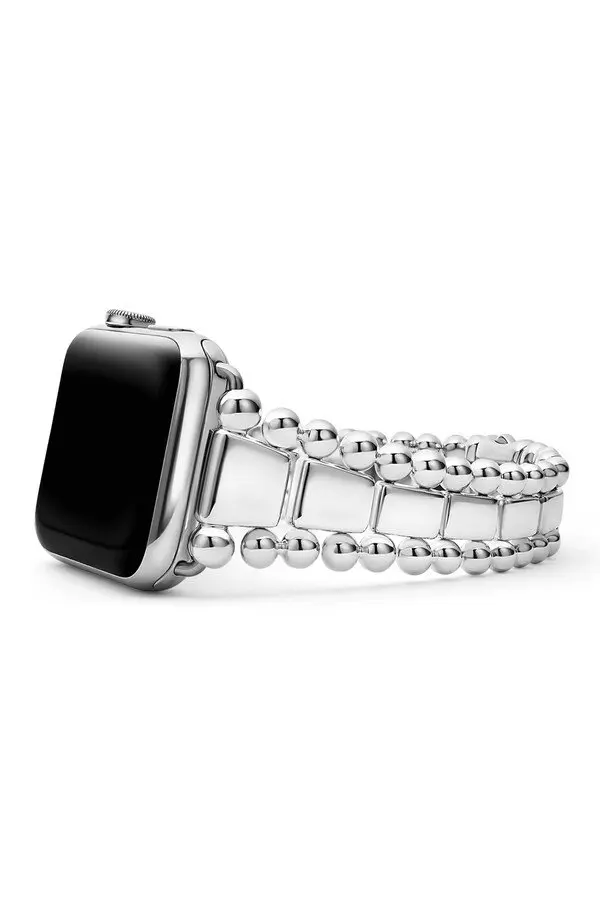 Lagos Smart Caviar Sterling Watch Bracelet - Silver