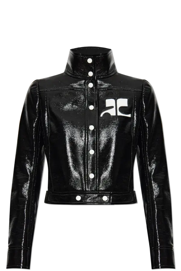 COURREGES Logo Jacket - Black