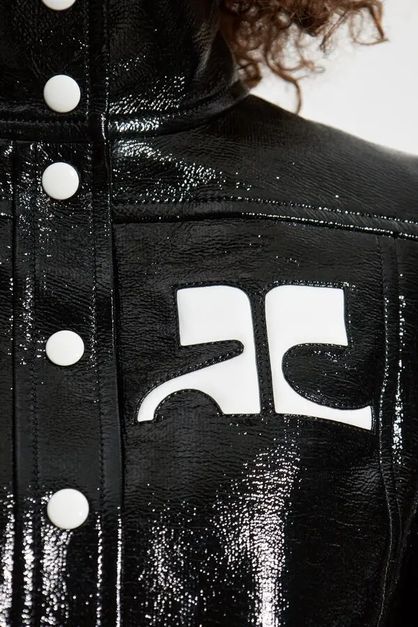 COURREGES Logo Jacket - Black