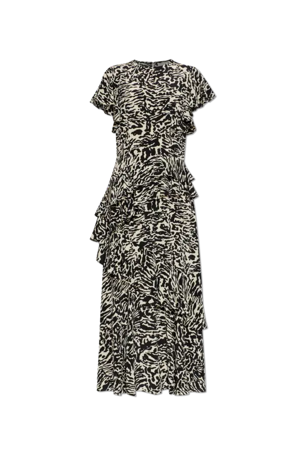 Ulla Johnson Amaia Silk Midi Dress - Cream