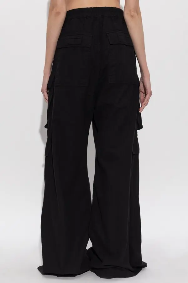 Rick Owens Jumbo Cargo Trousers - Black