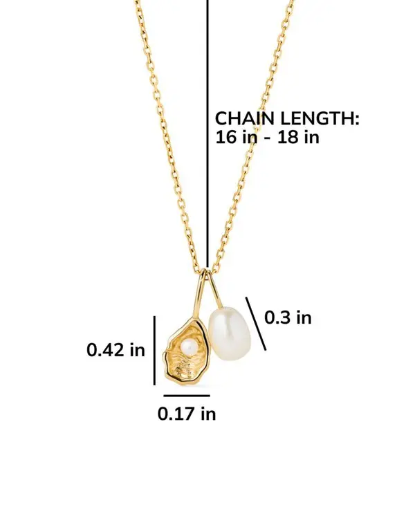 ANA LUISA Oyster Charm Necklace