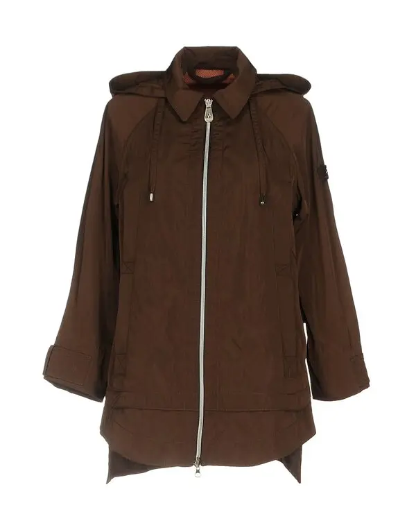Peuterey Overcoat & Trench Coat Chocolate Polyester