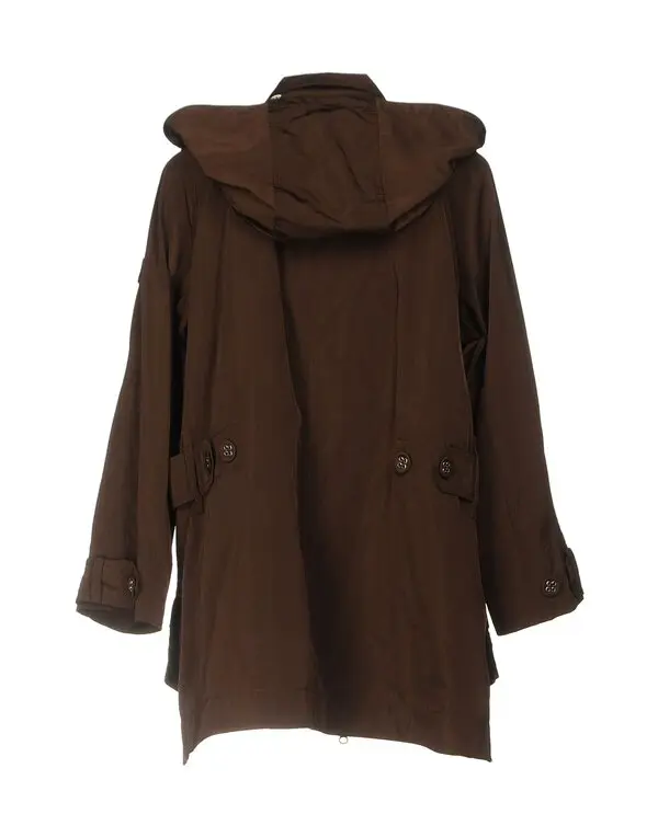 Peuterey Overcoat & Trench Coat Chocolate Polyester