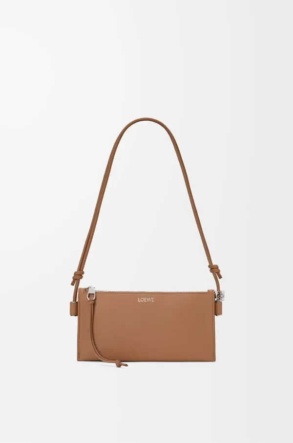 Loewe Joya Pouch In Nappa Leather Skin - Mocha