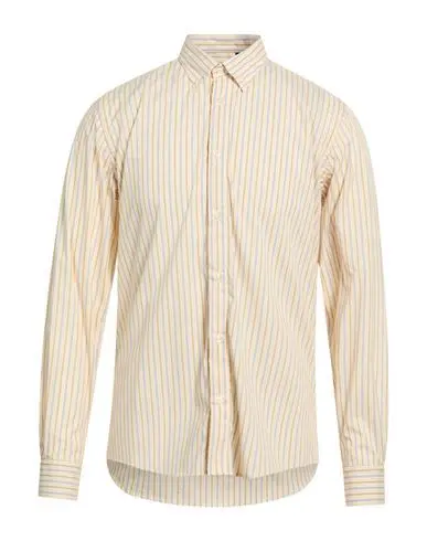 LIU •JO MAN Shirt Cream Size Cotton, Polyester, Elastane