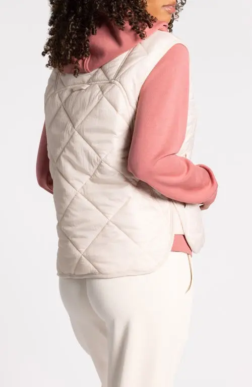 THREAD & SUPPLY Appalachian Quilted Vest - Dove
