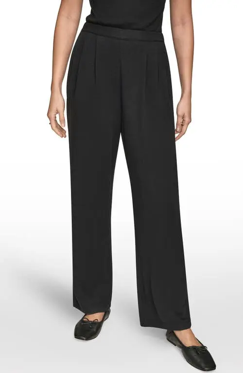 Donna Karan New York High-waist Wide-leg Pull-on Trousers