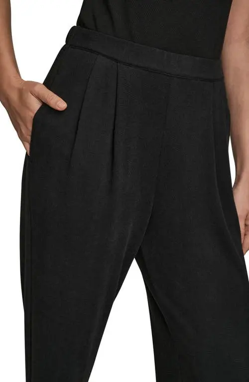 Donna Karan New York High-waist Wide-leg Pull-on Trousers