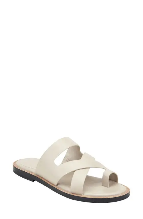 Marc Fisher Genella Criss-cross Slide Sandal - Ivory