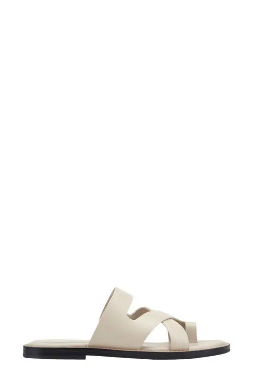 Marc Fisher Genella Criss-cross Slide Sandal - Ivory