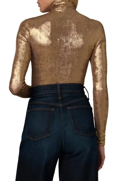 Joe's Jeans Metallic Turtleneck Top