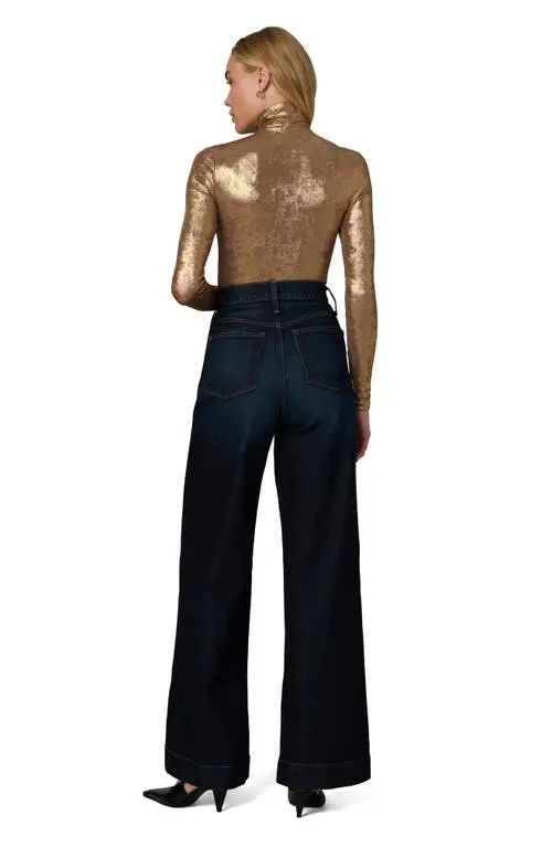Joe's Jeans Metallic Turtleneck Top
