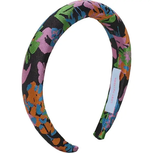 LOST PATTERN Frida's Garden Jacquard Hairband - Black