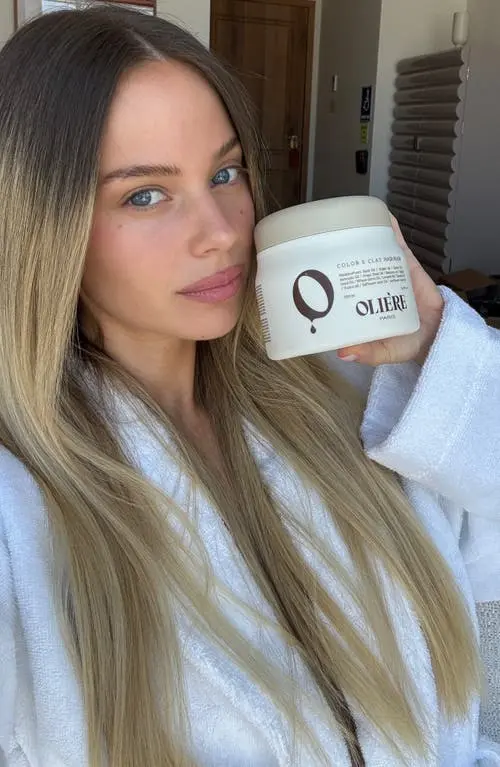 OLIERE PARIS Color Éclat Color-protect Repair Hair Mask - White