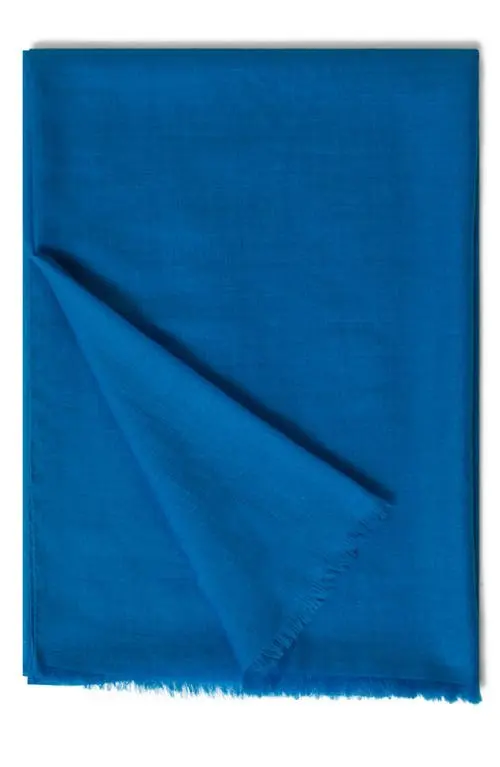 Akris Cashmere & Silk Fringe Scarf - Twilight