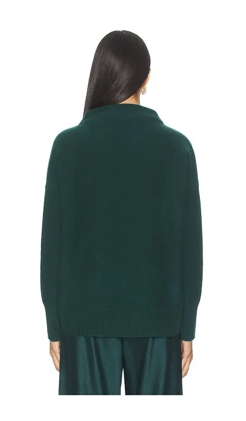 Vince Boiled Funnel Neck Pullover - Juniper