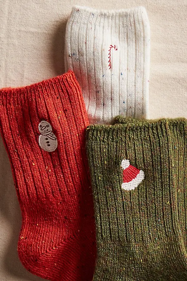 Free People Holiday Heritage Sock Pack - Snowday Trio