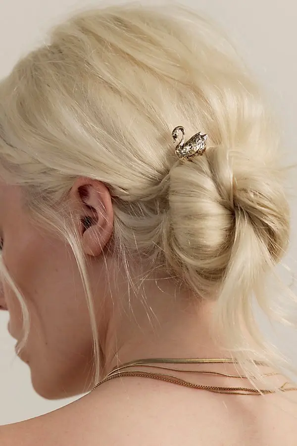 Free People Animal Hair Pin - Swan
