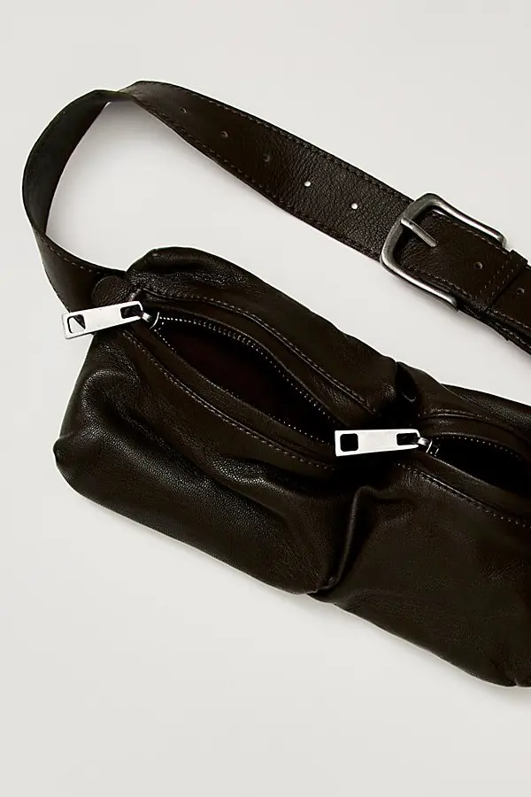 Free People Pinto Pocket Leather Belt