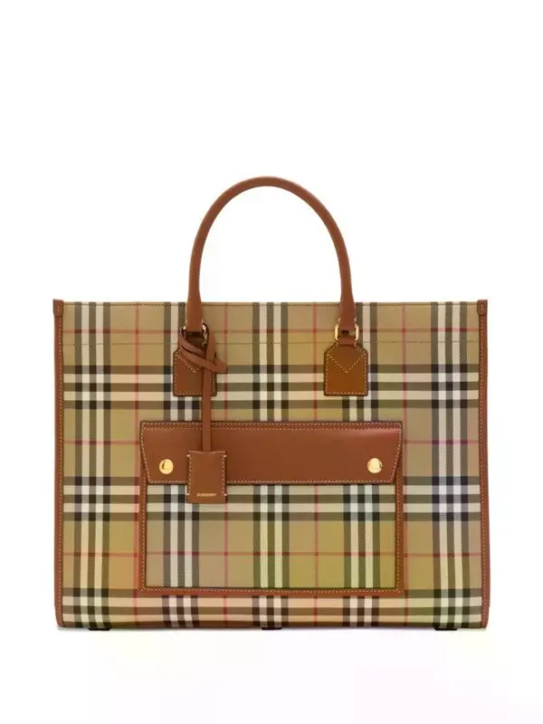 Burberry Freya Tote Bag - Brown