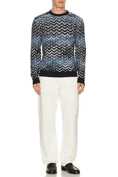 Missoni Crewneck Sweater - Blue Tones