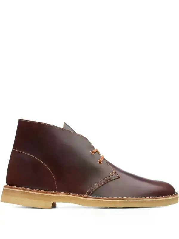 Clarks Desert Leather Boots - Brown