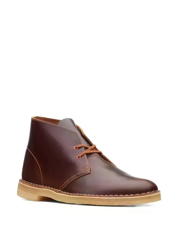 Clarks Desert Leather Boots - Brown