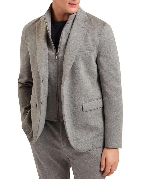 Ted Baker London Jersey 2-in-1 Blazer - Light Grey