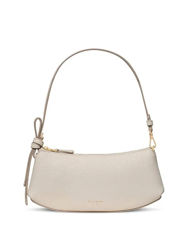 Kate Spade New York Loop Leather Pochette - Cashew Milk