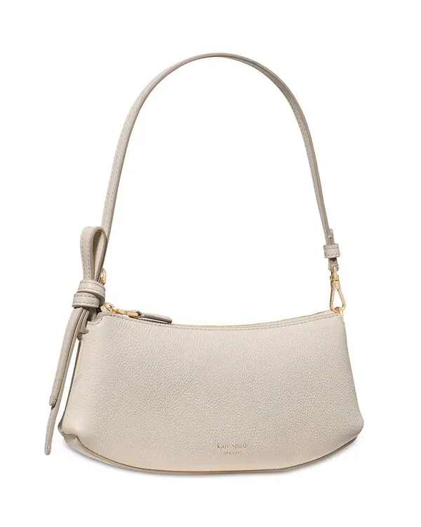 Kate Spade New York Loop Leather Pochette - Cashew Milk
