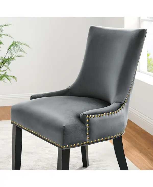 MODWAY Marquis Performance Velvet Dining Chairs, Set Of 2