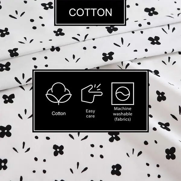Marimekko Kukkaketo Cotton Percale Four Piece Sheet Set, King