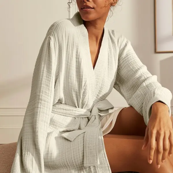 BOLL & BRANCH Dream Robe - Grey